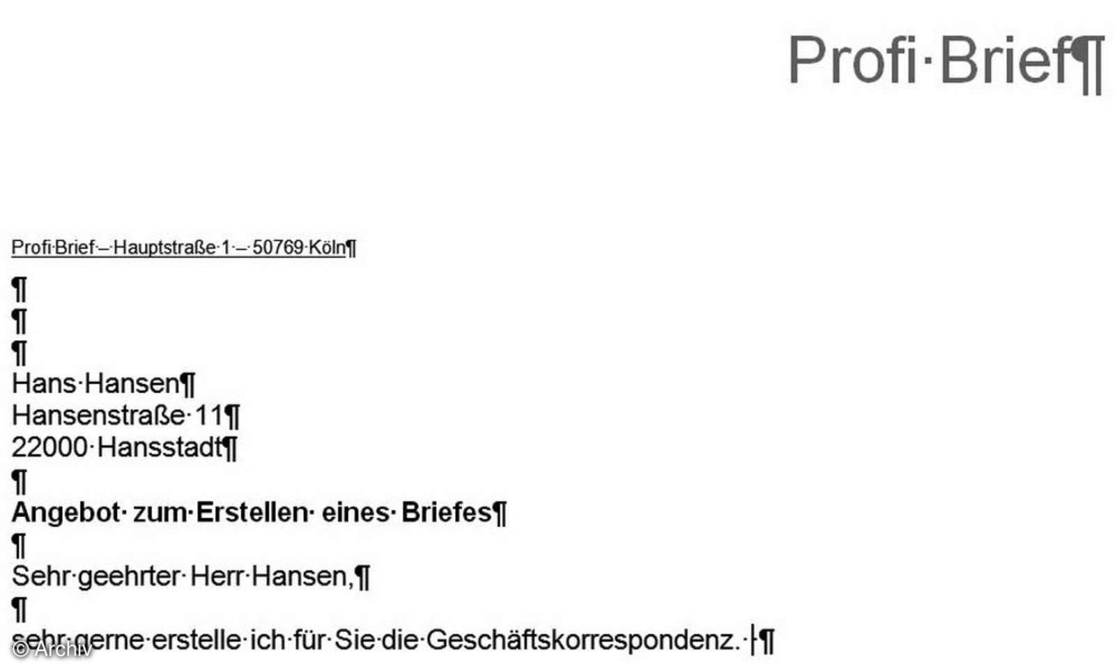 Word: Professionelle Briefe nach DI-Normen entwerfen - connect-living