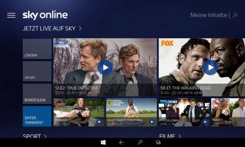 Sky Online & Sky Go: Windows-10-App als Download verfügbar - connect-living