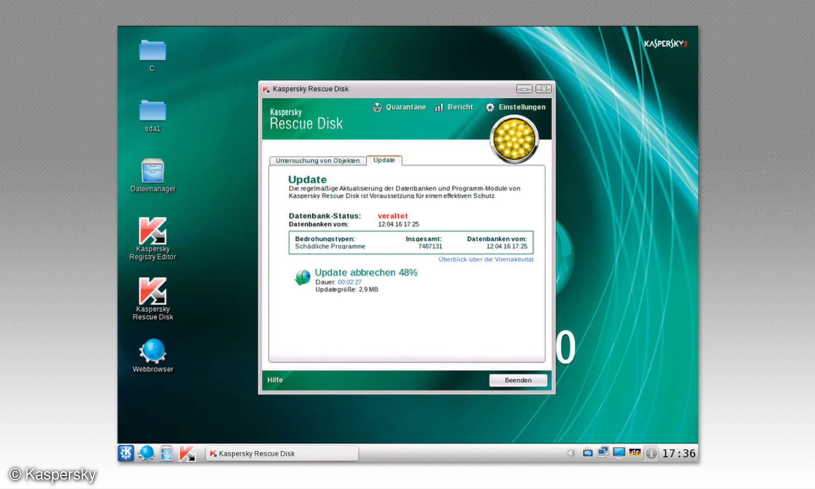 Kaspersky Rescue Disk - Anleitung: So prüfen Sie Ihren PC - connect-living