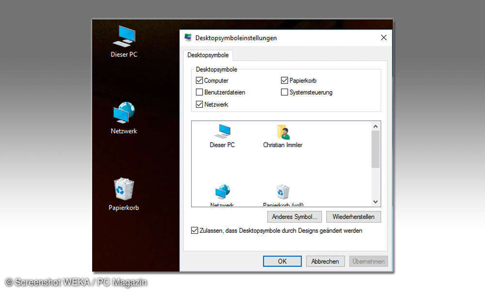 Windows 10: Desktop anpassen - 14 Tricks - connect-living