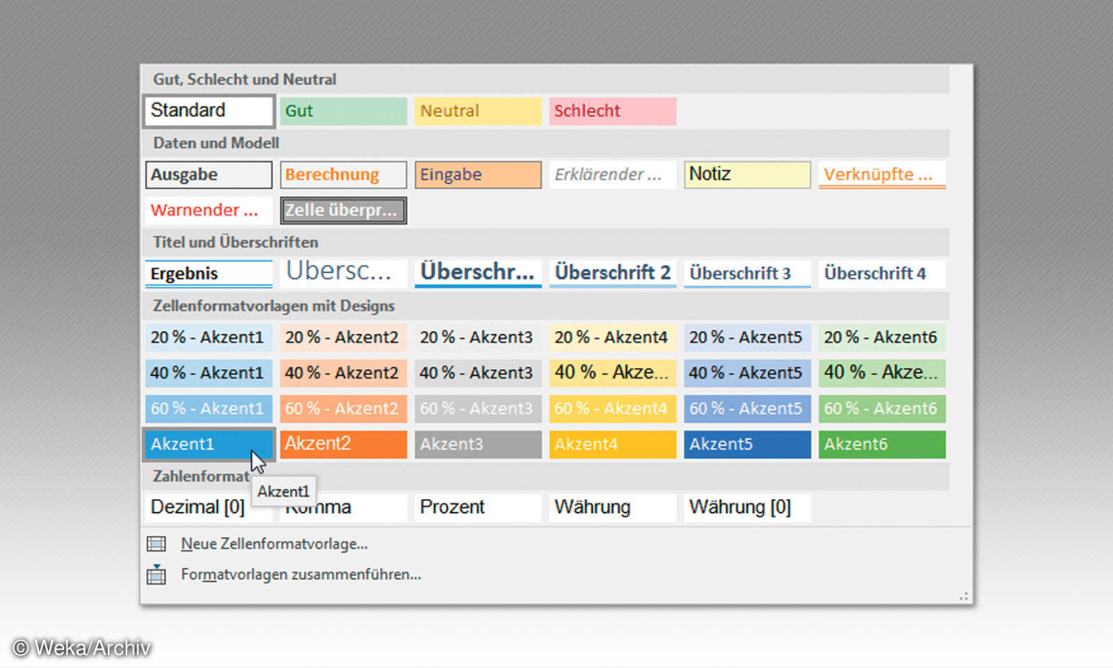 Excel-Tipp: Formatvorlagen für Zellen einrichten - connect-living
