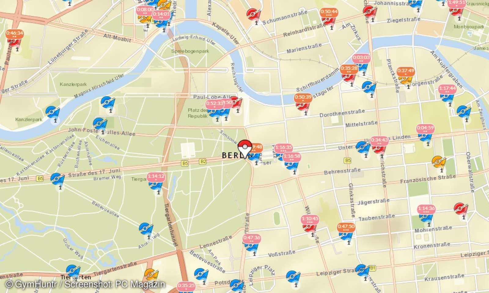 Pokémon GO: Arena-Karte zeigt alle Raids - auch legendäre - connect-living