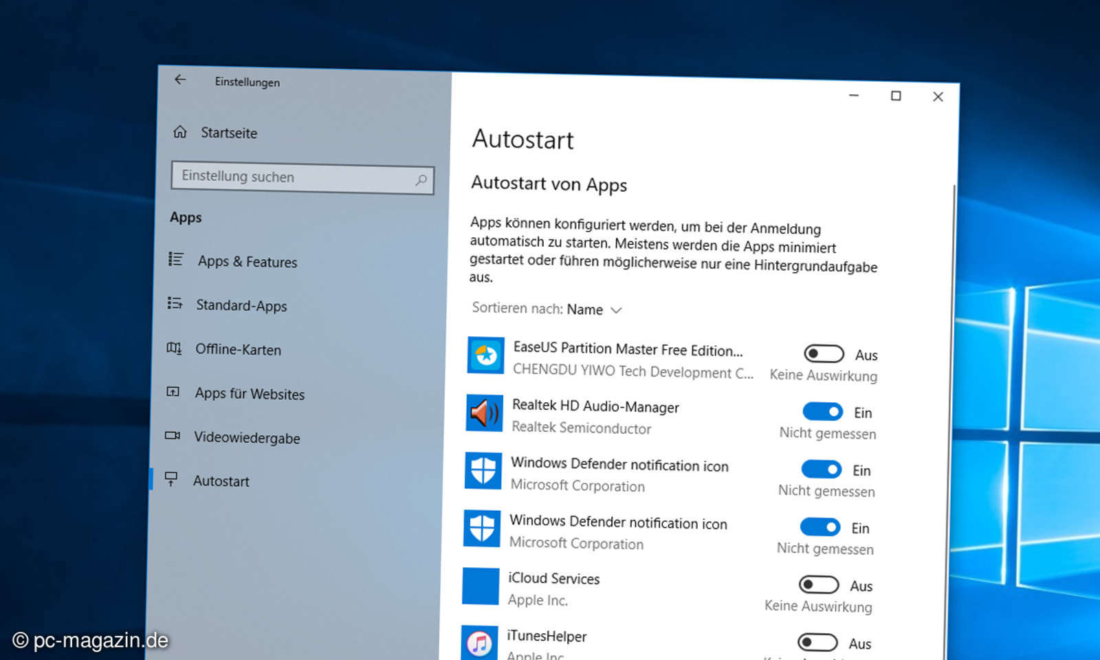 Windows 10: Programme in Autostart hinzufügen und entfernen - connect ...