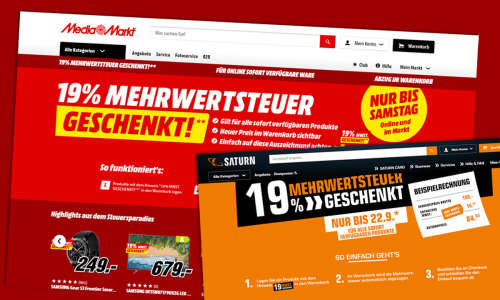 "Mehrwertsteuer geschenkt": MediaMarkt und Saturn starten große Rabatt-Aktion - connect-living