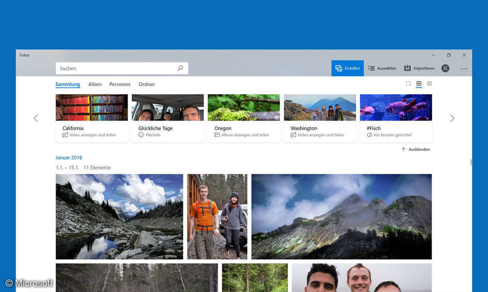 Windows 10 Fotos-App: Bilder verwalten mit der System-App - connect-living
