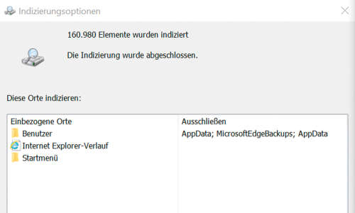Windows: So passen Sie den Suchindex an um schneller zu suchen ...
