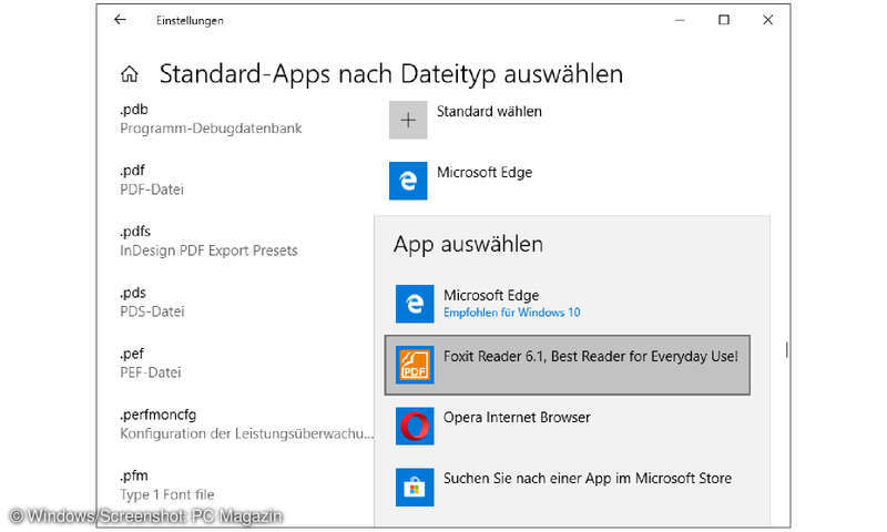 Windows 10: Standard-Programme ändern - für jeden Dateityp - connect-living