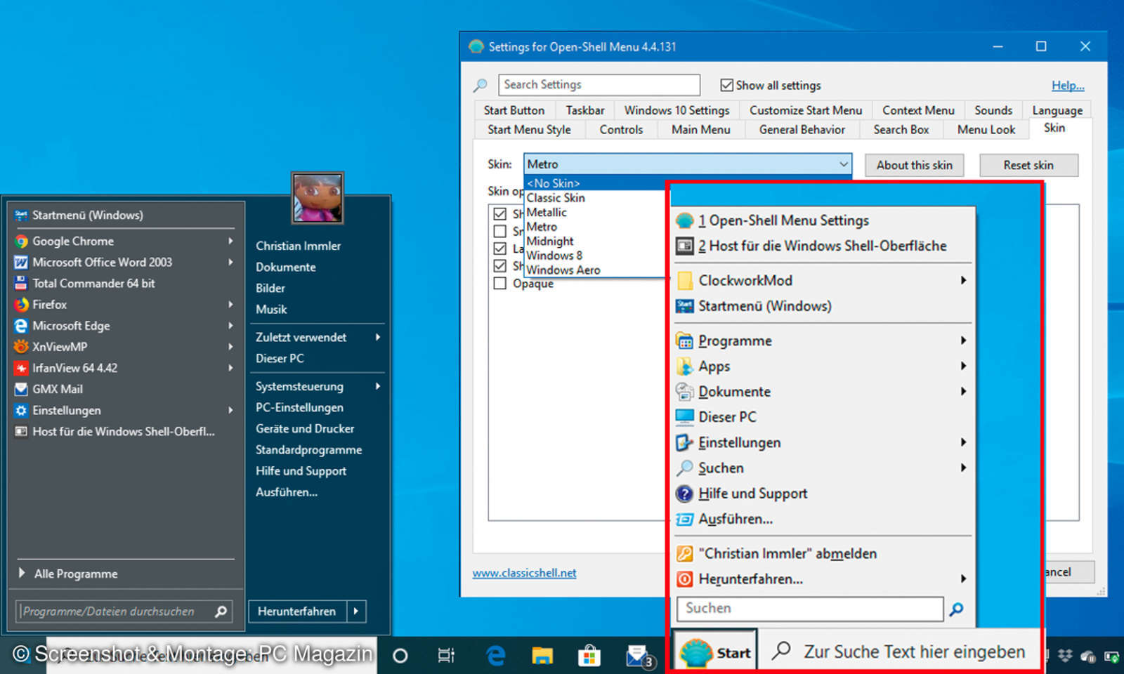 Windows 10: Klassische Startmenüs von Win7 oder XP mit Open-Shell-Menu ...