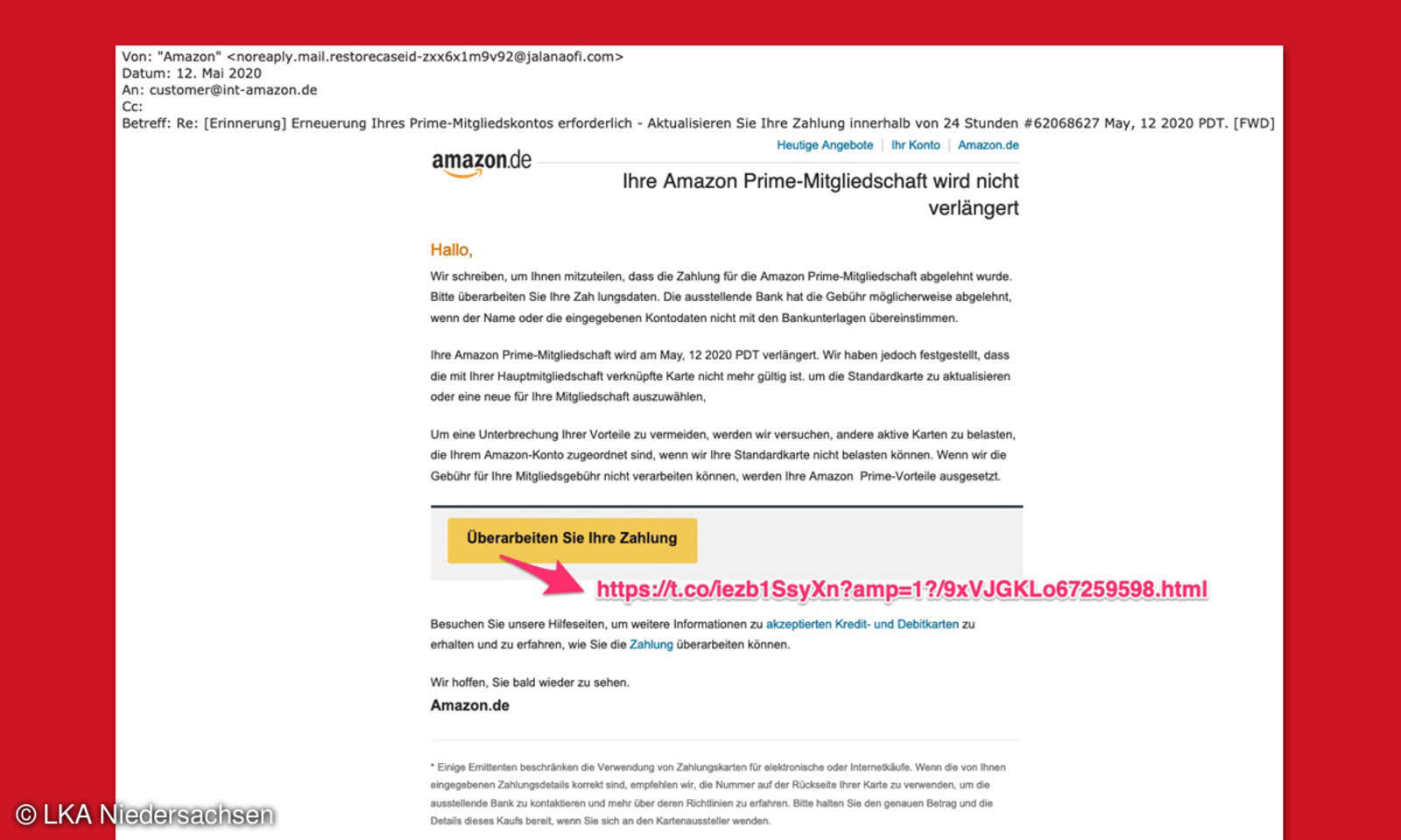 Vorsicht bei E-Mails von Amazon: Polizei warnt vor Phishing - connect ...