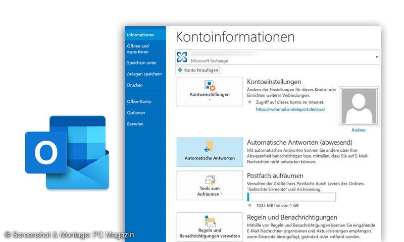 Outlook: Abwesenheitsnotiz einrichten in Office/Exchange/365 - connect-living