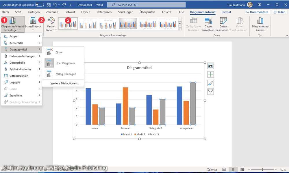 Wie erstelle ich Diagramme in Microsoft Word? - connect-living