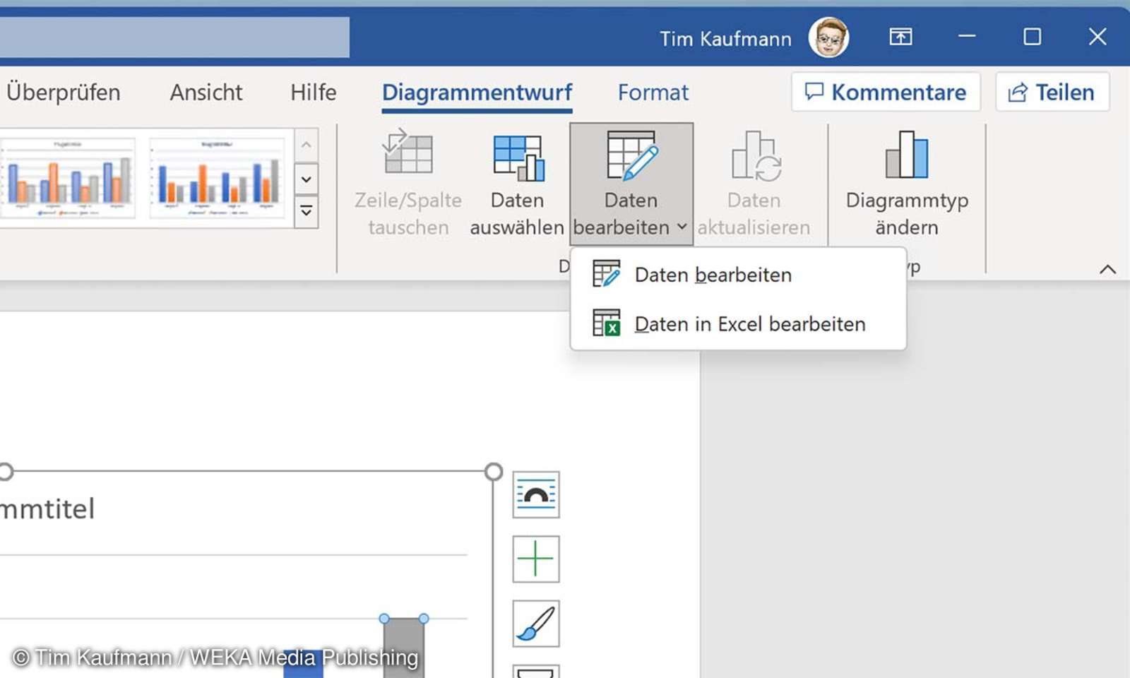 Wie erstelle ich Diagramme in Microsoft Word? - connect-living