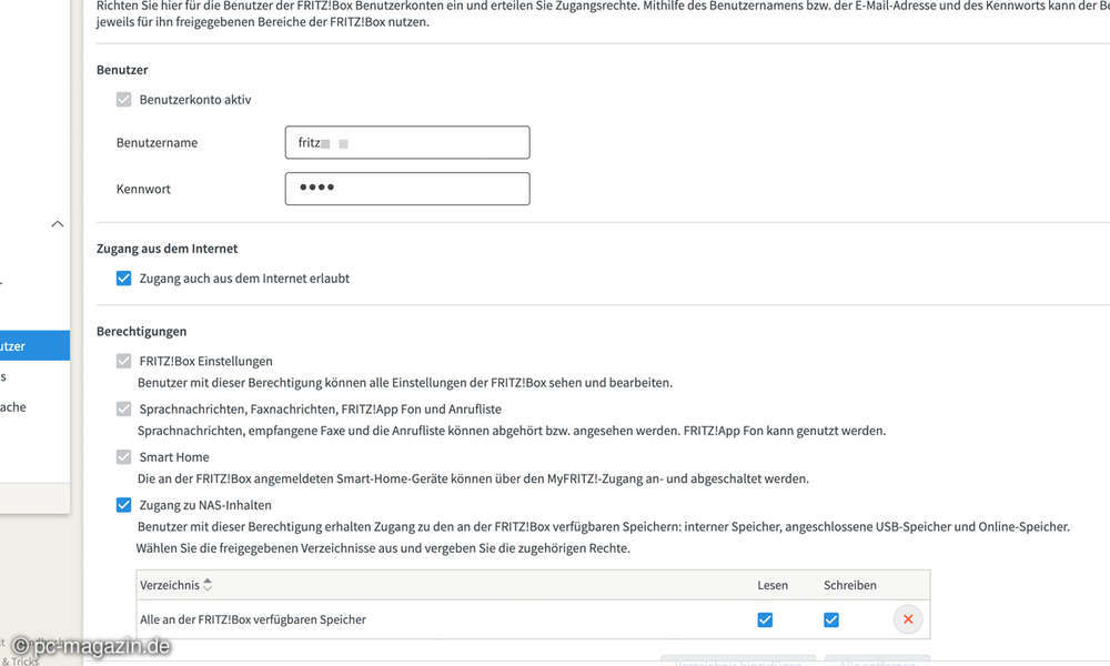 Fritzbox-Fernzugang einrichten: So greifen Sie von unterwegs auf den ...