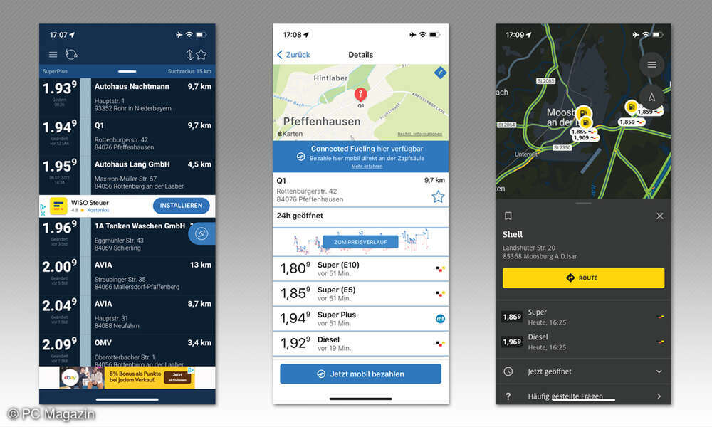 Die besten Tank-Apps im Test - connect-living