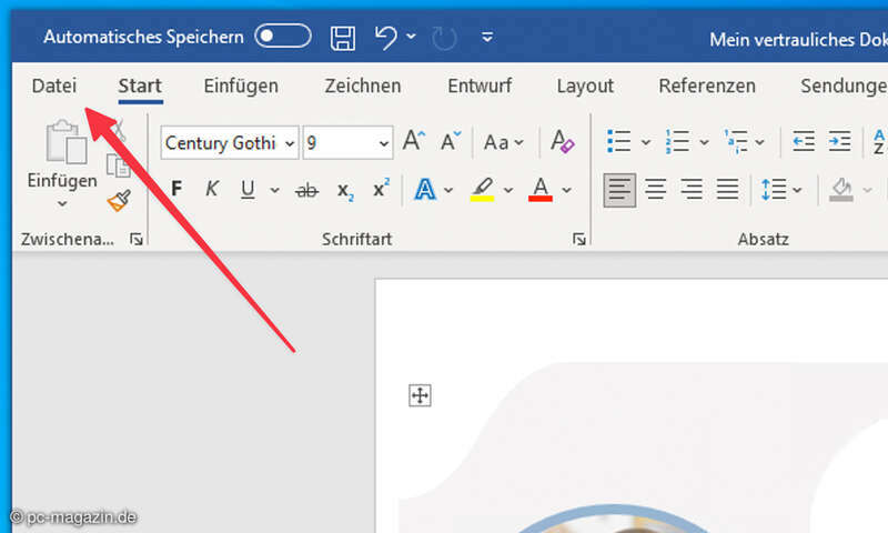 Word-Dokument verschlüsseln und Passwort entfernen - connect-living