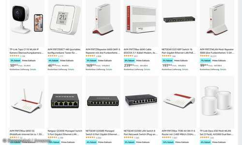 Fritzbox 7590 AX, Repeater 6000 und mehr bei Amazon reduziert - connect ...