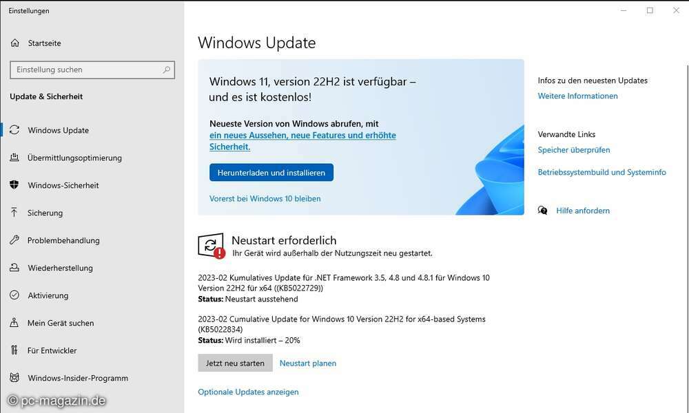 Windows 10: Aktuelle Version und Updates in der Übersicht - connect-living
