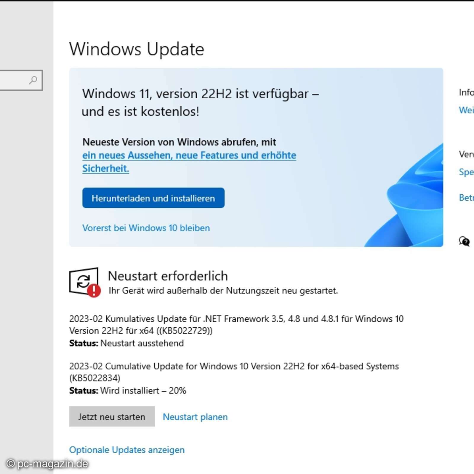 Windows 10: Aktuelle Version und Updates in der Übersicht - connect-living
