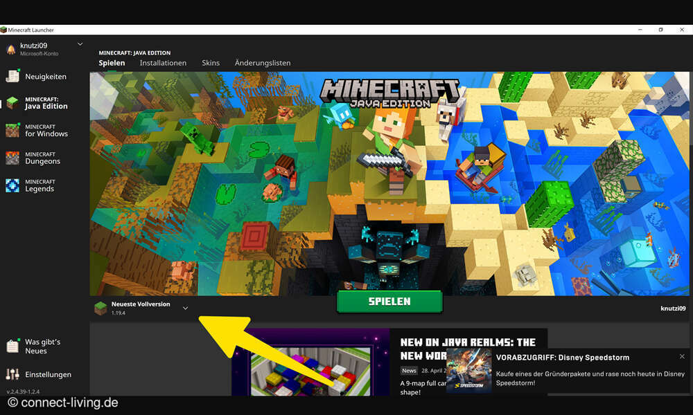 Minecraft-Server erstellen unter Windows - connect-living