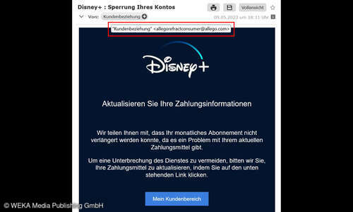 Verbraucherzentrale warnt: Disney+ Kunden im Phishing-Fokus - connect ...