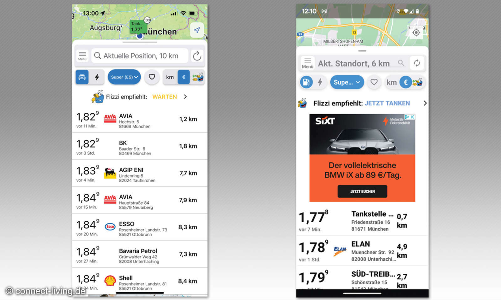 7 Tank-Apps im Vergleich - connect-living