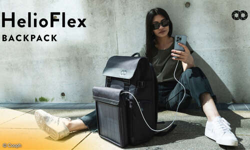 Cooph HelioFlex: Nachhaltiger Rucksack mit Sonnenpanel - connect-living