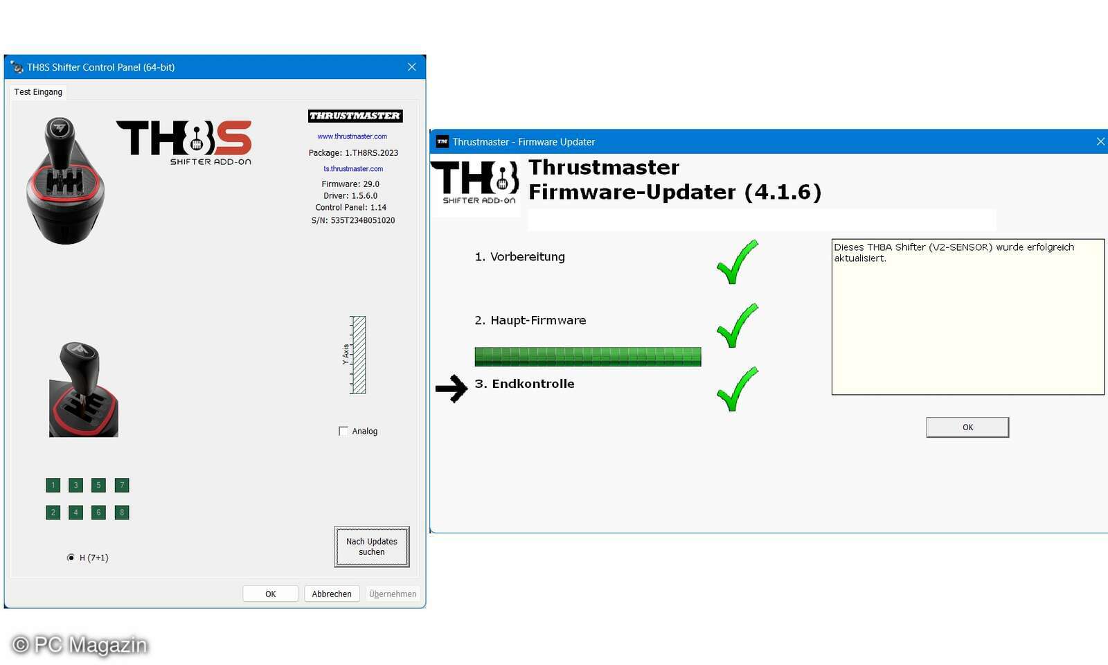 Thrustmaster TH8S Shifter Add-On im Test: Direkter Schalten - connect ...