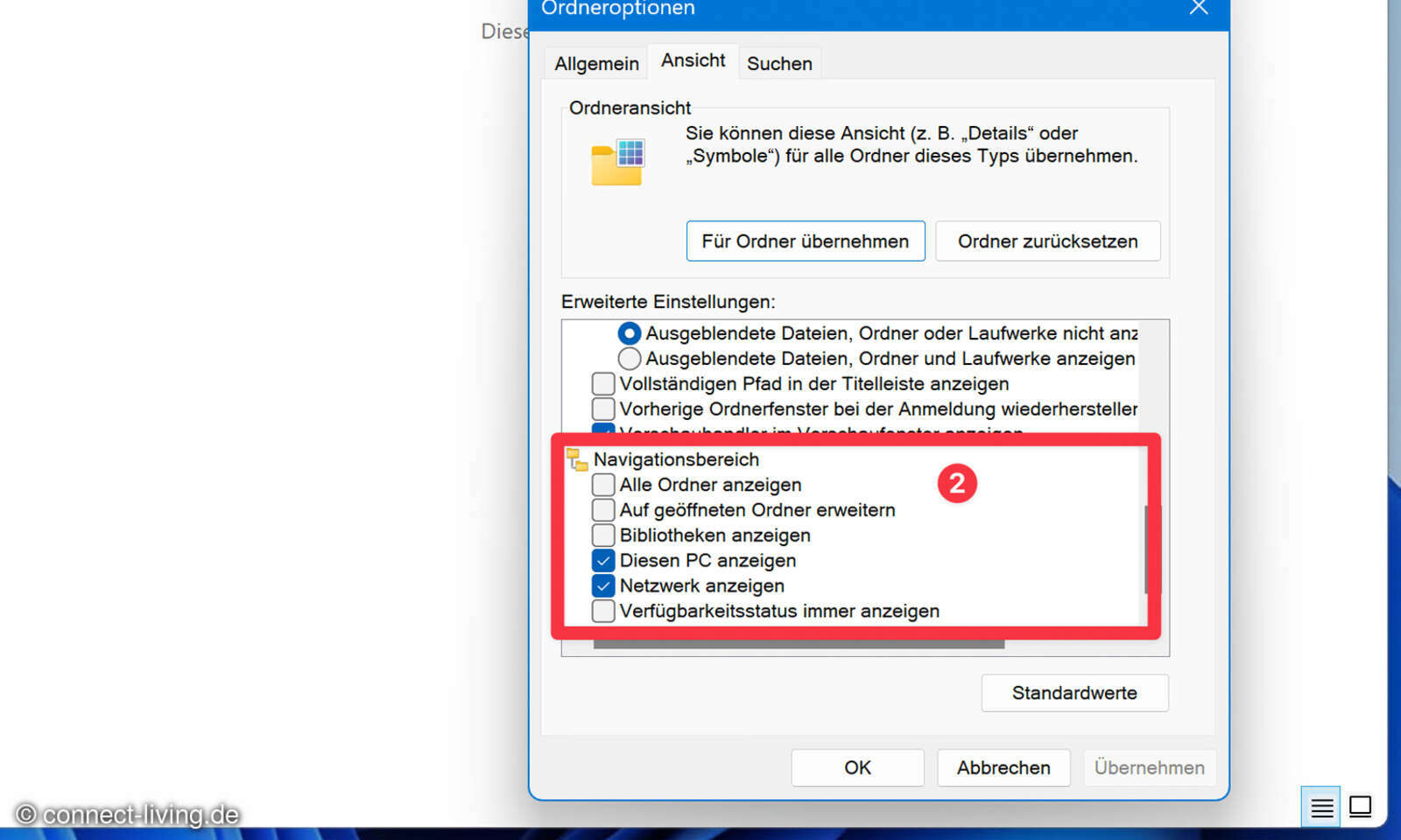 Windows 11: Start und Katalog im Explorer ausblenden - connect-living