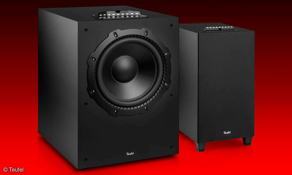 Teufel Concept 8 und 12: Aktiv-Subwoofer mit integriertem AV-Receiver ...