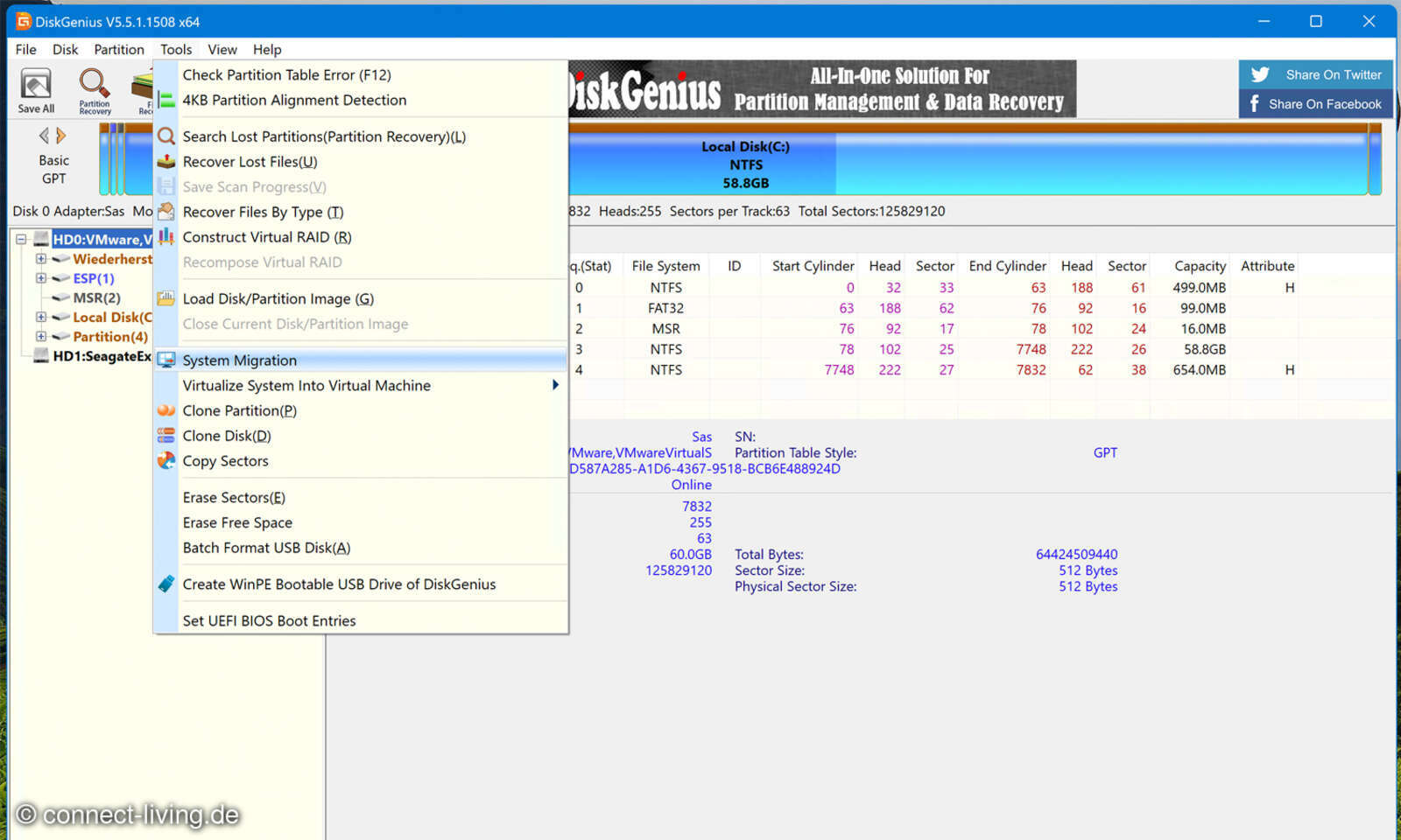 Windows-Installation auf neuen Rechner umziehen - connect-living