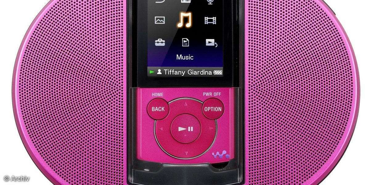 Sony Walkman NWZ-E440K mit Docking-Station - connect-living