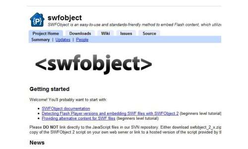 SWFObject: kostenloser Download Download - connect-living