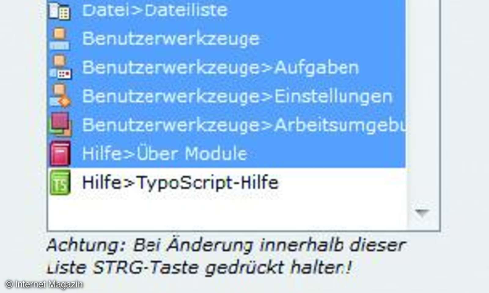 Typo 3 - Backend optimieren - connect-living