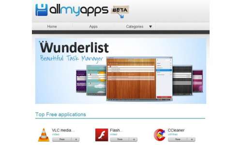 AllMyApps mit App Store für Windows - connect-living
