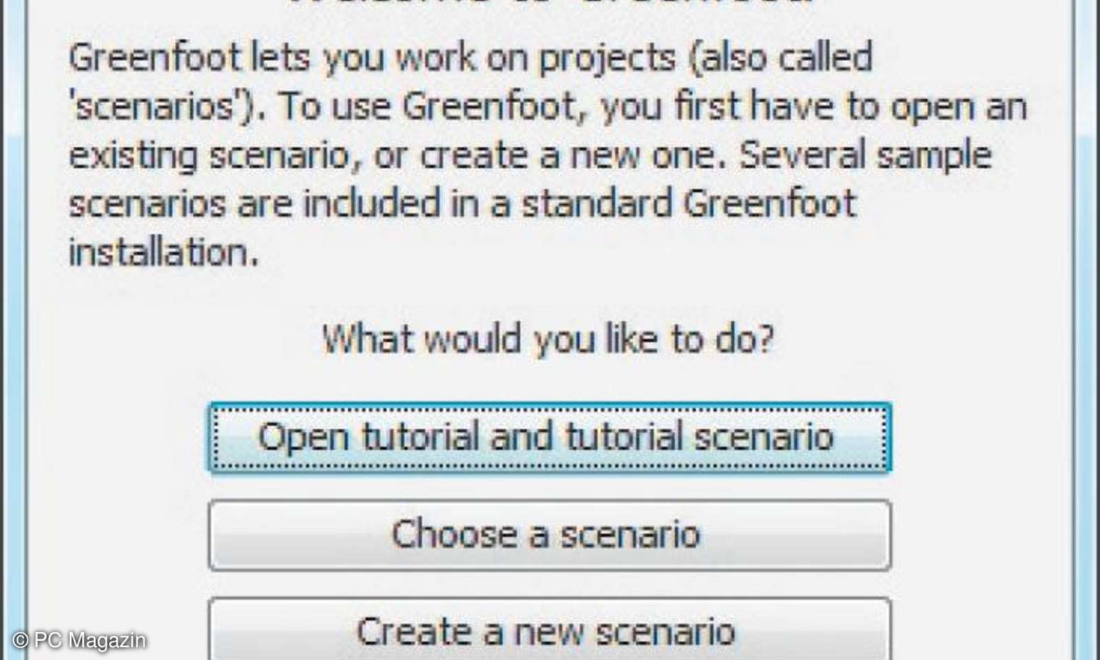 Java-Entwicklungsumgebung Greenfoot - connect-living