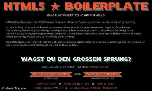 HTML-5-Tipps und -Tricks mit dem Boilerplate-Template - connect-living