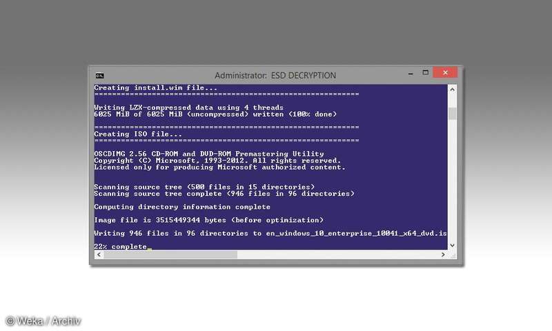 Windows 10 Installation: ESD zu ISO konvertieren - connect-living