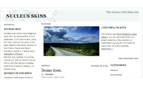 Nucleus CMS - connect-living