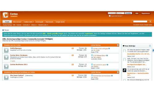Open-Source-CMS Contao - connect-living