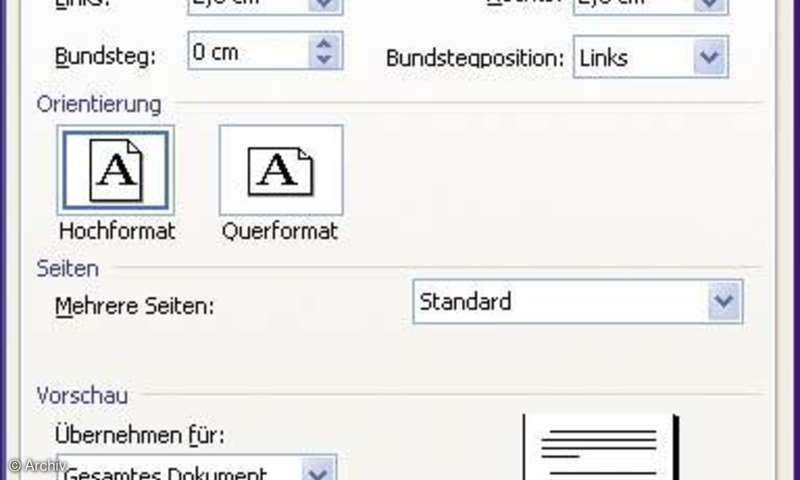 Professionelles Seitenlayout in Word - connect-living