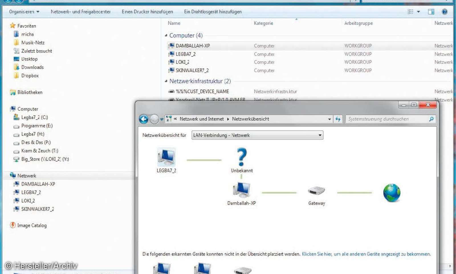 Windows-PCs im Netzwerk sichtbar machen - connect-living