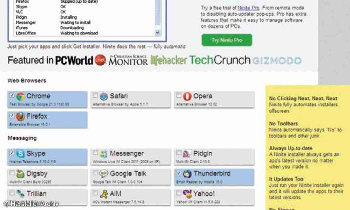 Ninite Download Ninite Easily Install All Your Favorite Free Apps In