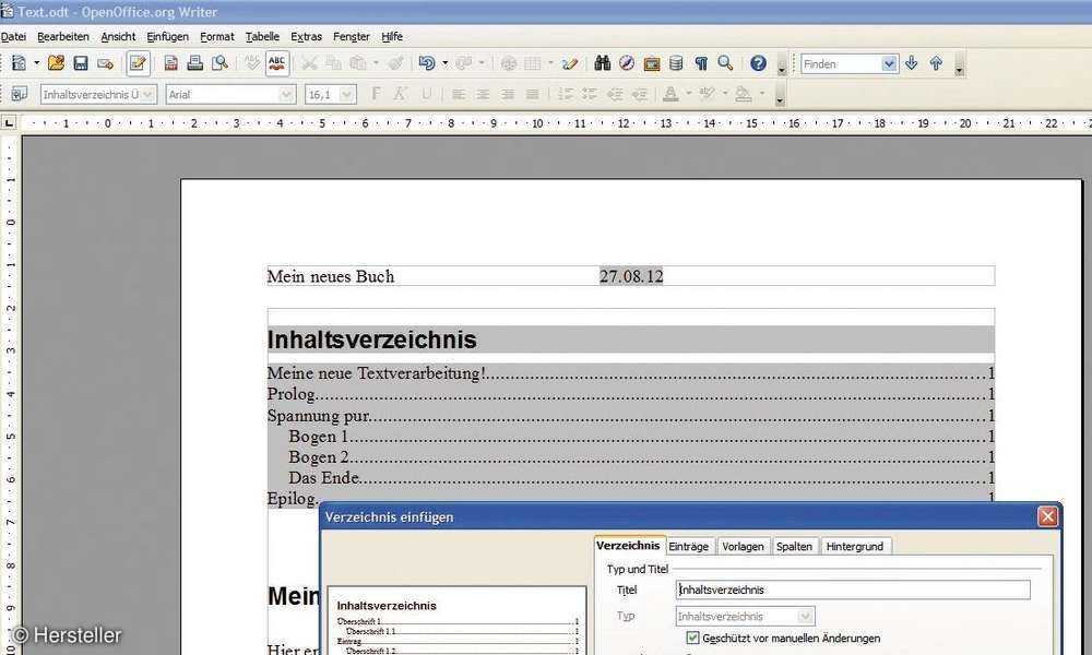 Textverarbeitung mit Writer - connect-living