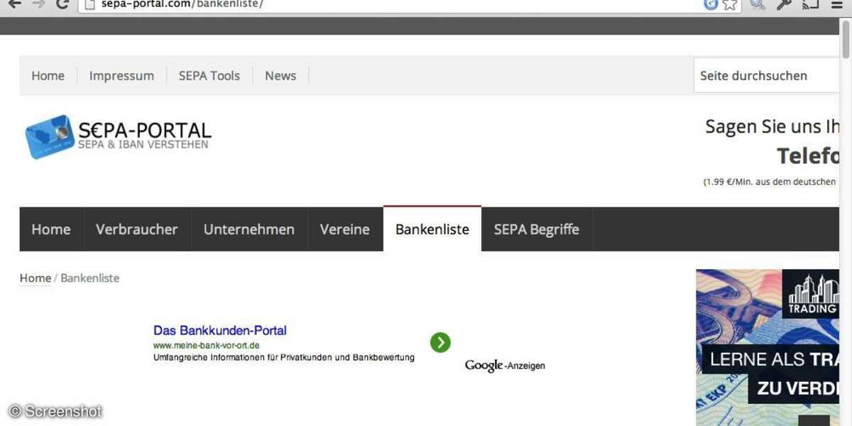 Kontonummer und BLZ zuverlässig für SEPA-Umstellung umrechnen - connect ...